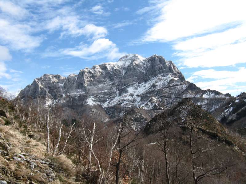 (LU-Stazzema) TERRINCA–MARMIFERA DEL GIARDINO (454 m)-INIZIO MULATTIERA ...
